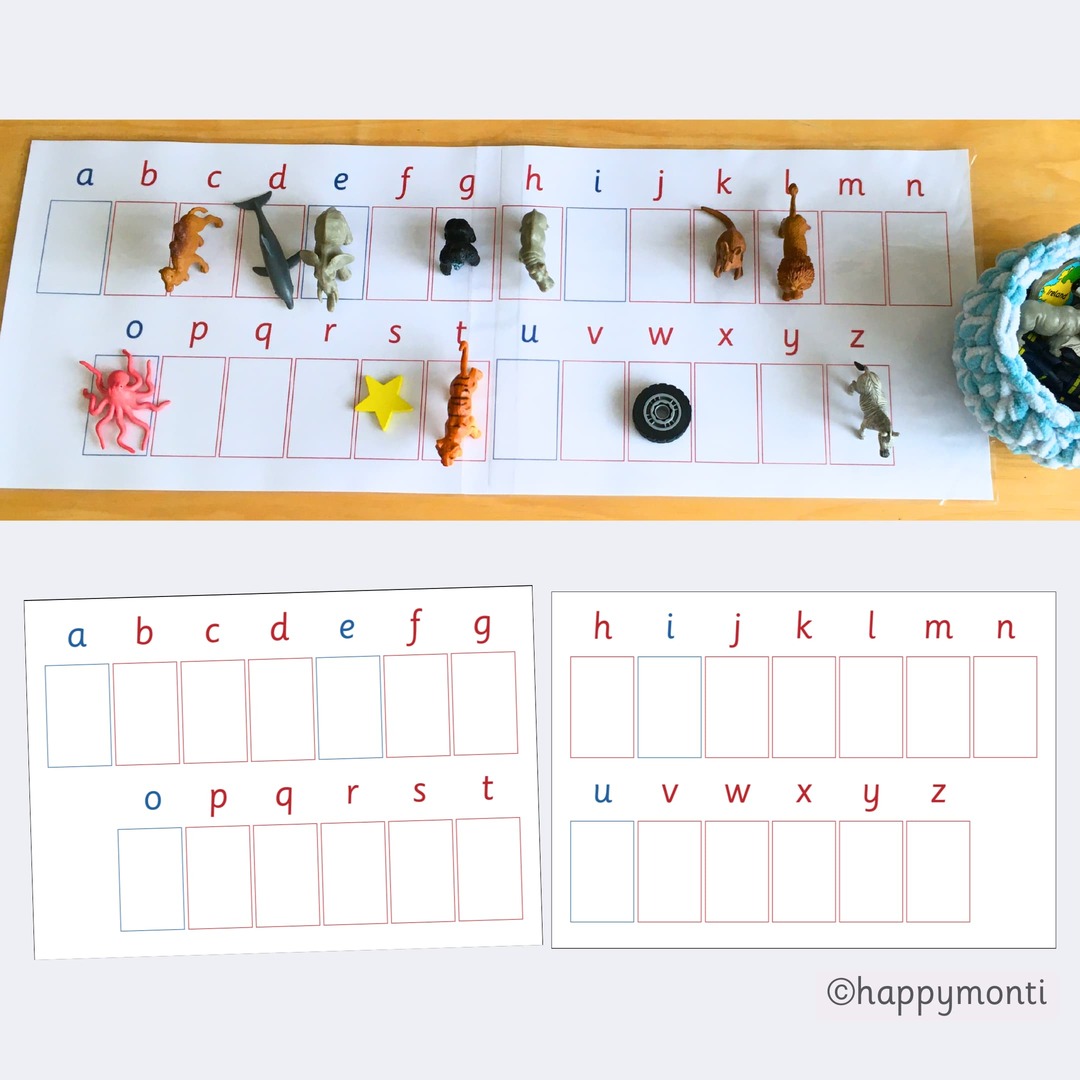 (Print) Alphabet Mats | Happy Monti
