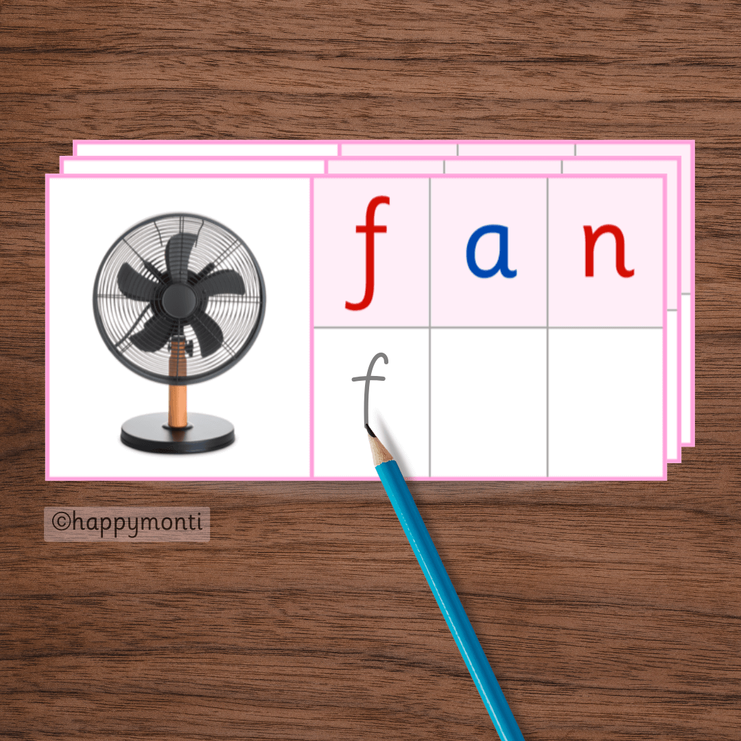 Boxed Word Cards (Pink Series) | Happy Monti