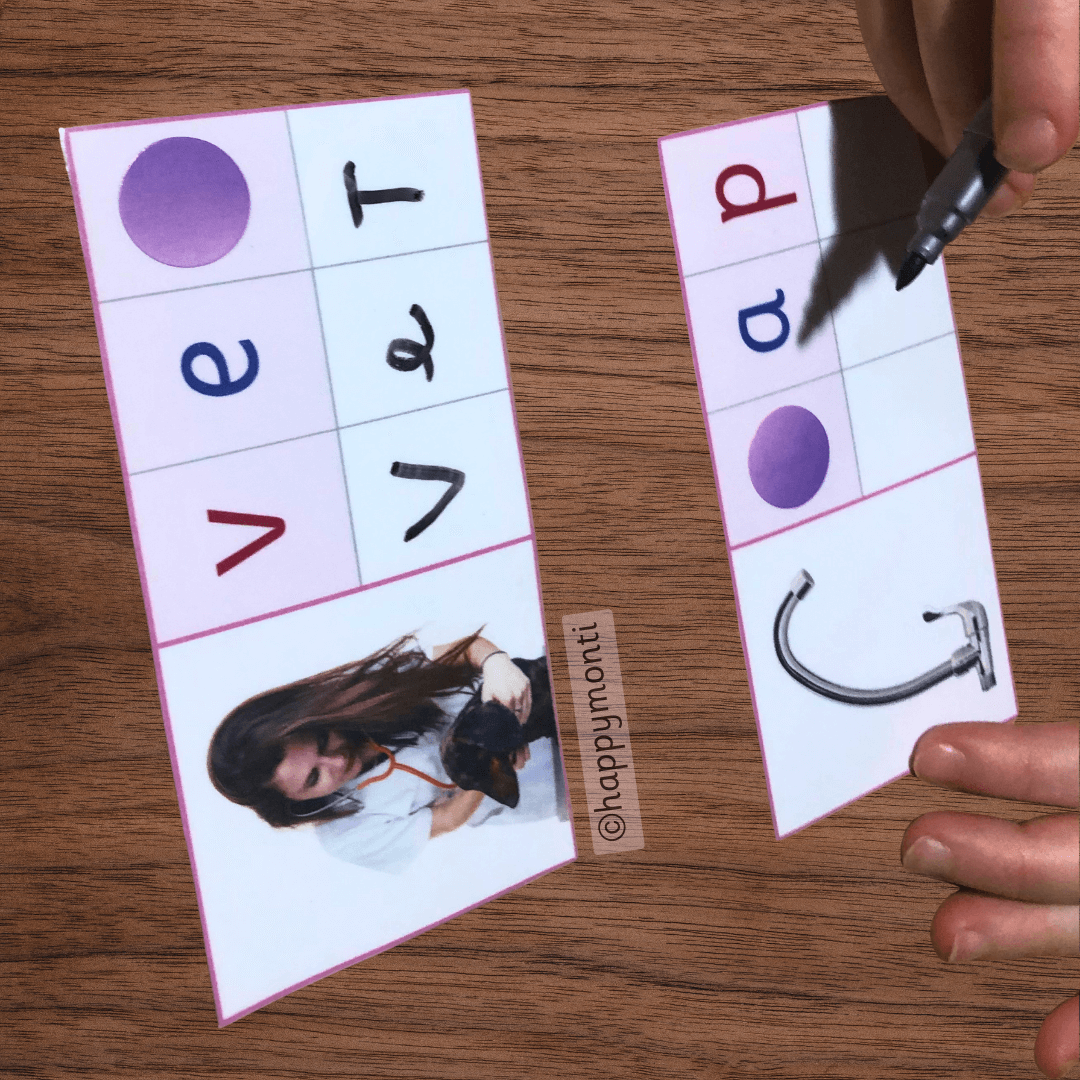 Boxed Word Cards (Pink Series) | Happy Monti