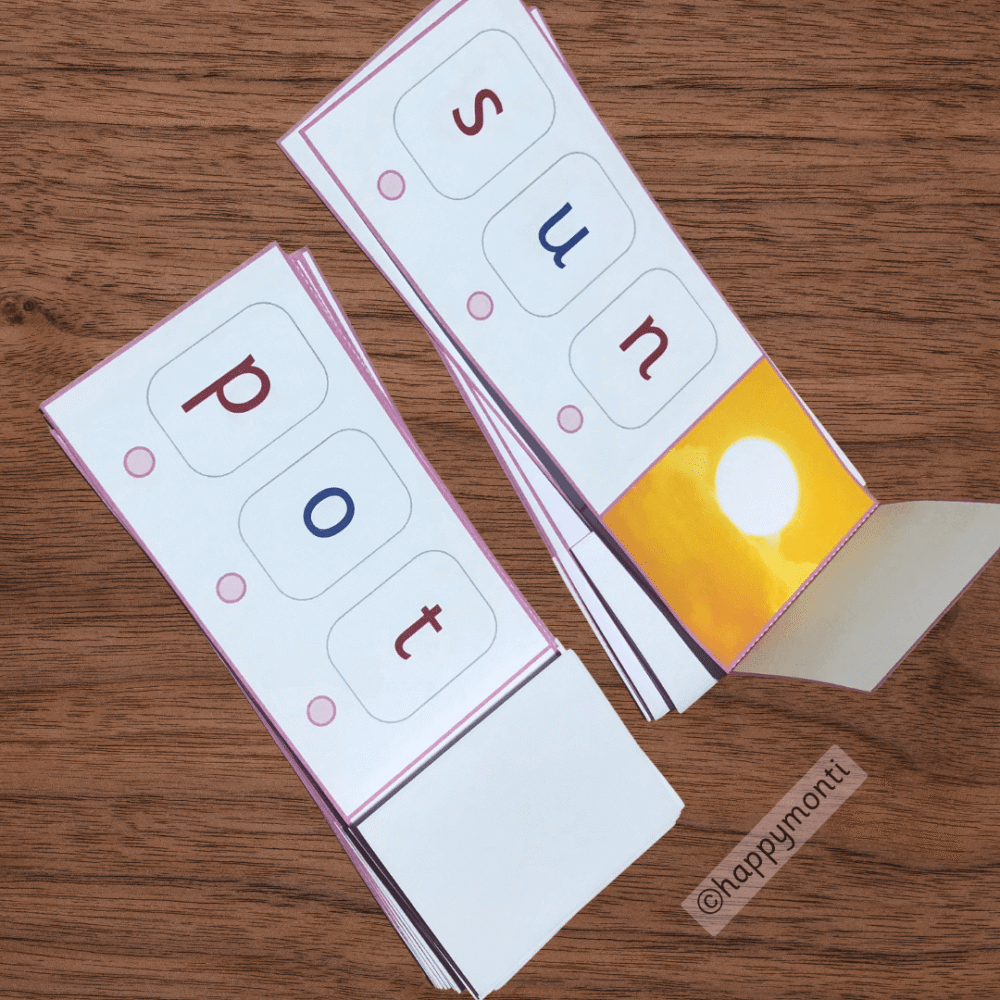 Read and Reveal Cards (Pink Series) | Happy Monti
